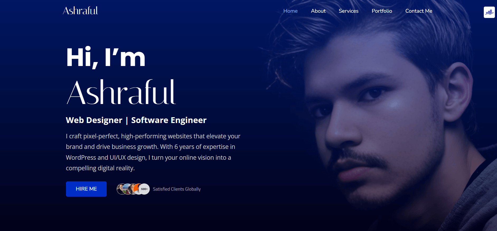 Mohammad Ashraful - Web Designer | Software Engineer